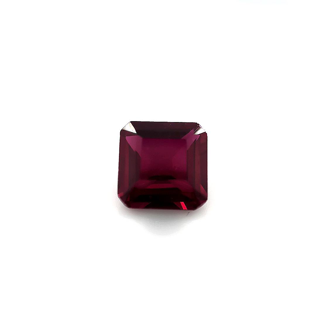 Asscher Square with Cut Corners Synthetic Garnet Corundum – CZ Elephant LLC